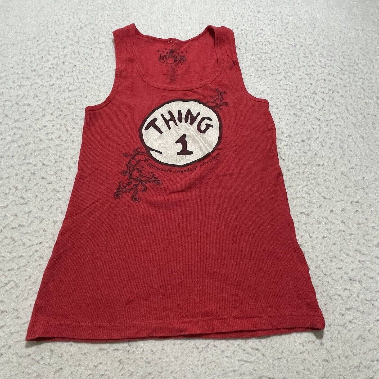 Universal Studios Universal Studios Dr. Seuss Thing 1 Tank Top 2012 ...