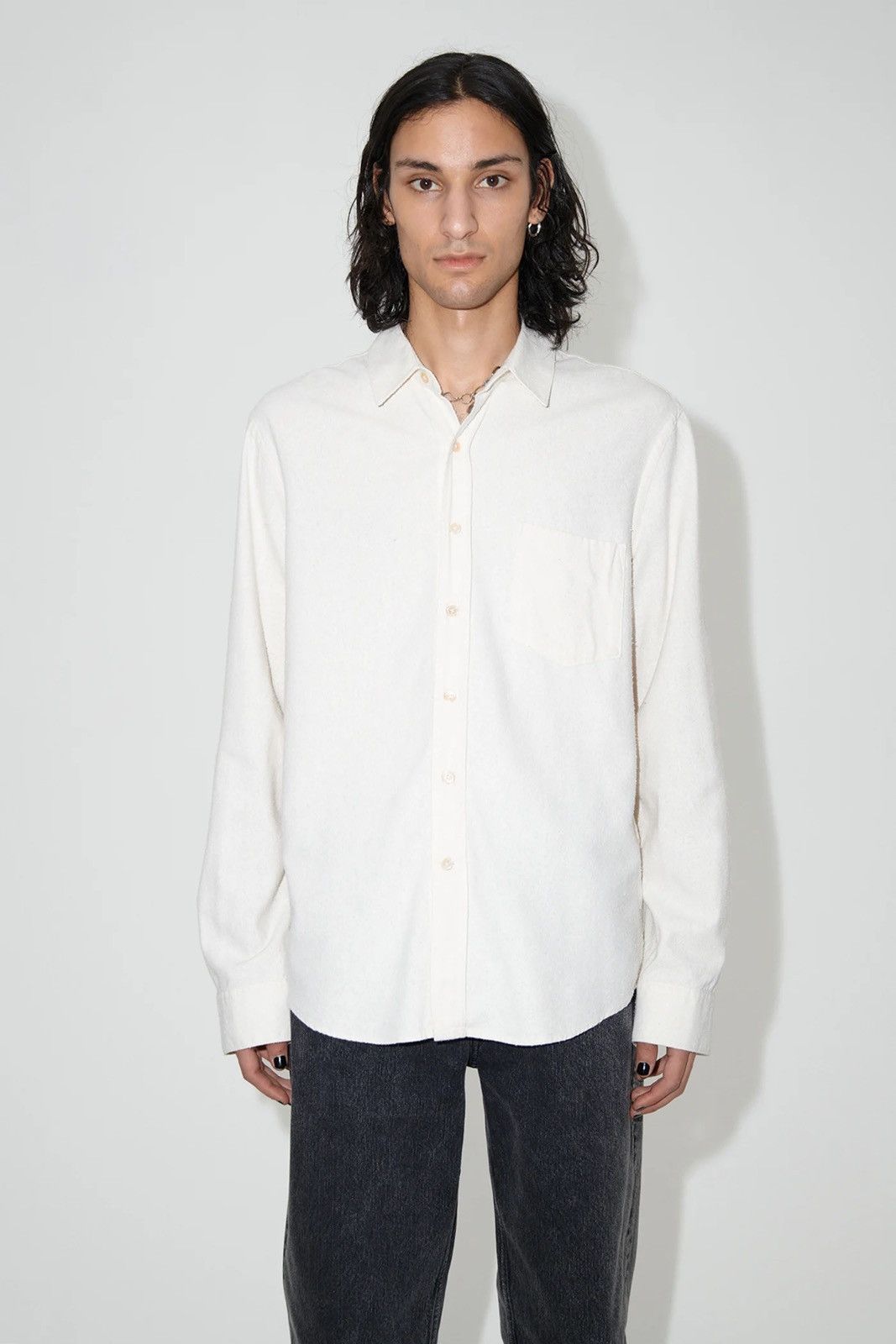 Our Legacy Classic Shirt White Silk Our Legacy Grailed