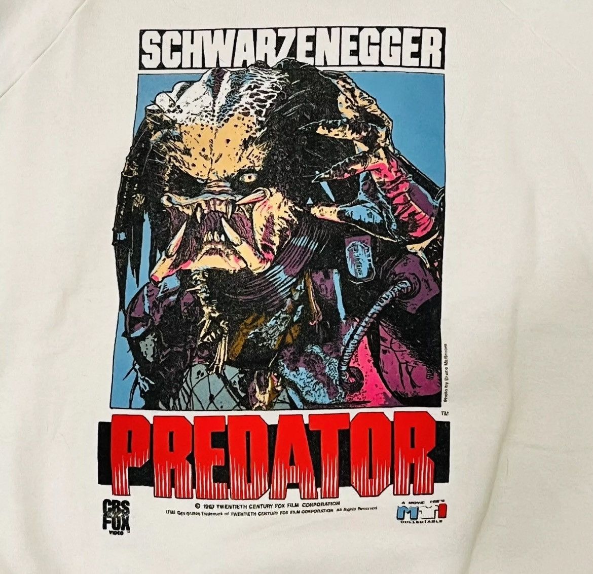 Vintage Vintage 80s MTI Comic Images Predator Horror Movie Shirt | Grailed