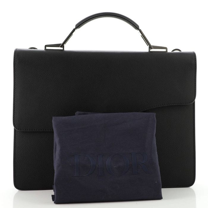 Dior Elite Briefcase Grained Calfskin | Grailed