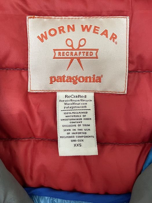 Patagonia Quilted Worn Wear ReCrafted Down Jacket | Grailed