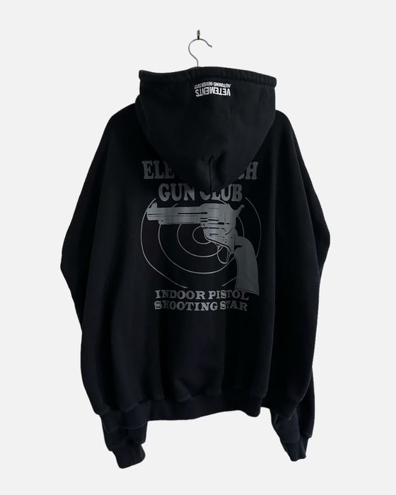 Vetements AW17 Vetements Eleven Inch Gun Club Hoodie SSENSE Exclusive ...