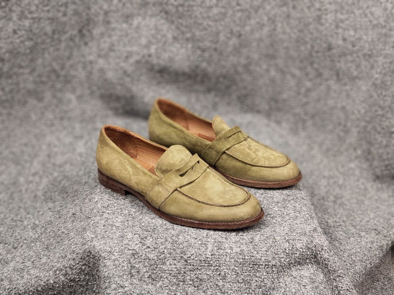 Moma MoMa Made in Italy designer suede leather nottingham Loafers | Grailed