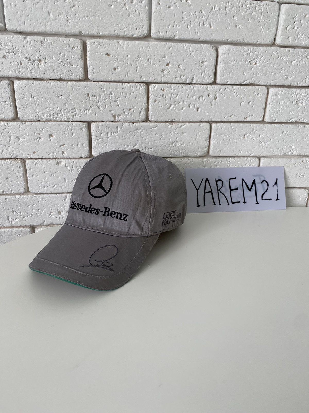 Mercedes Benz × Racing × Vintage Mercedes Benz Puma Lewis Hamilton cap ...