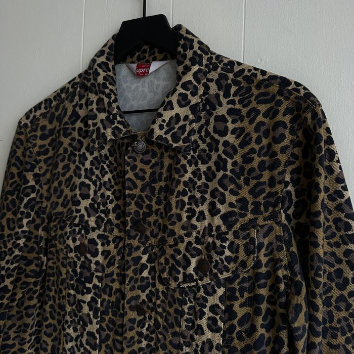 Supreme Supreme Leopard Trucker Jacket | Grailed