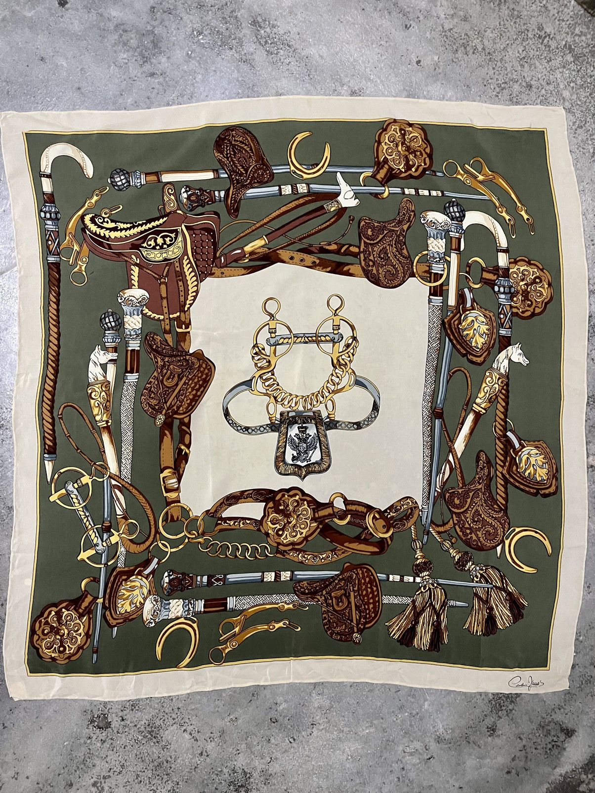 Designer × Italian Designers × Vintage CORNELIA JAMES SILK SCARVES ...