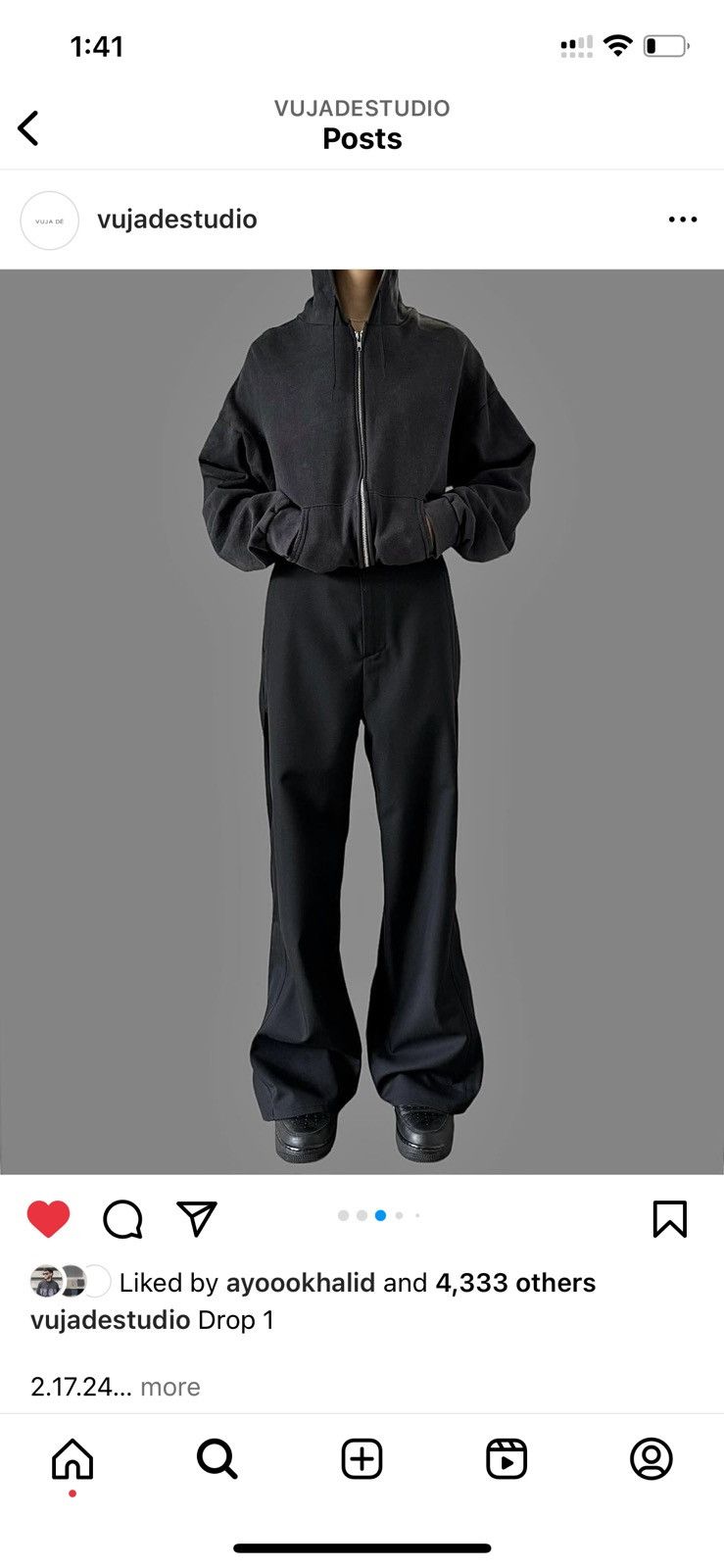 Vuja De Vuja De 008 GALA PLEATED TROUSERS IN BLACK | Grailed