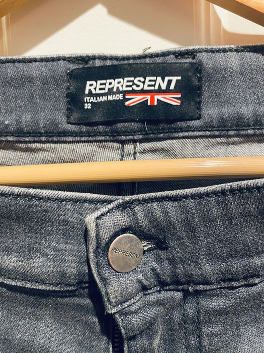 Represent Clo. Represent Clo Paint Splatter Essential Denim | Grailed