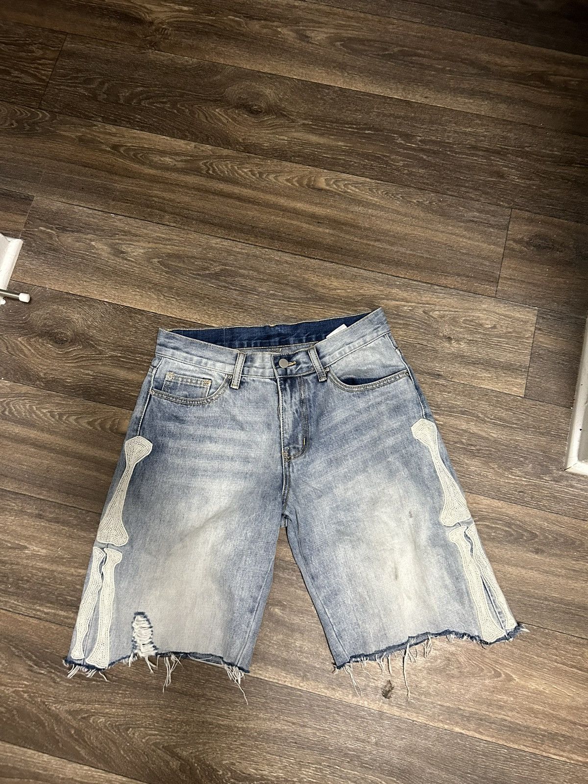 Japanese Brand MNML Skeleton Jorts | Grailed