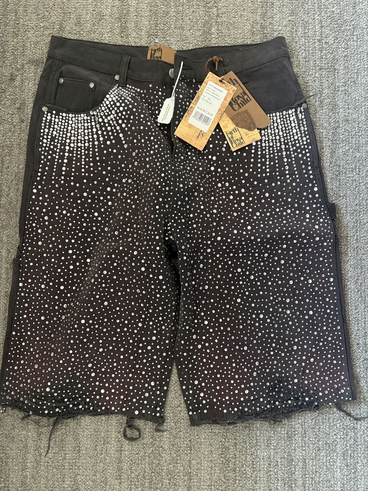 Birth of Royal Child Birth of Royal Child Jorts (Black) (XL) | Grailed