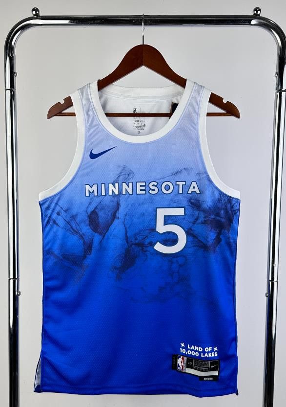 NBA Minnesota Timberwolves #5 Anthony Edwards Jersey | Grailed