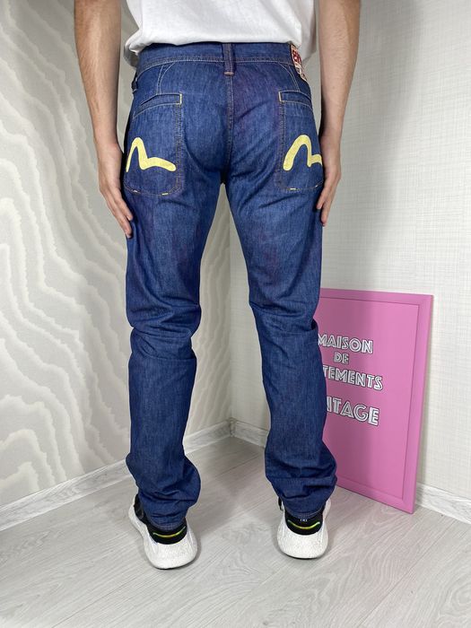 Vintage Evisu Japan Jeans Pants Denim Straight Logo Selvedge Italy ...