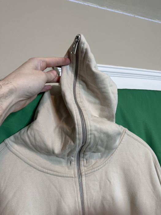 Allsaints 1/4 zip gimp hood cotton terry oversized hoodie | Grailed