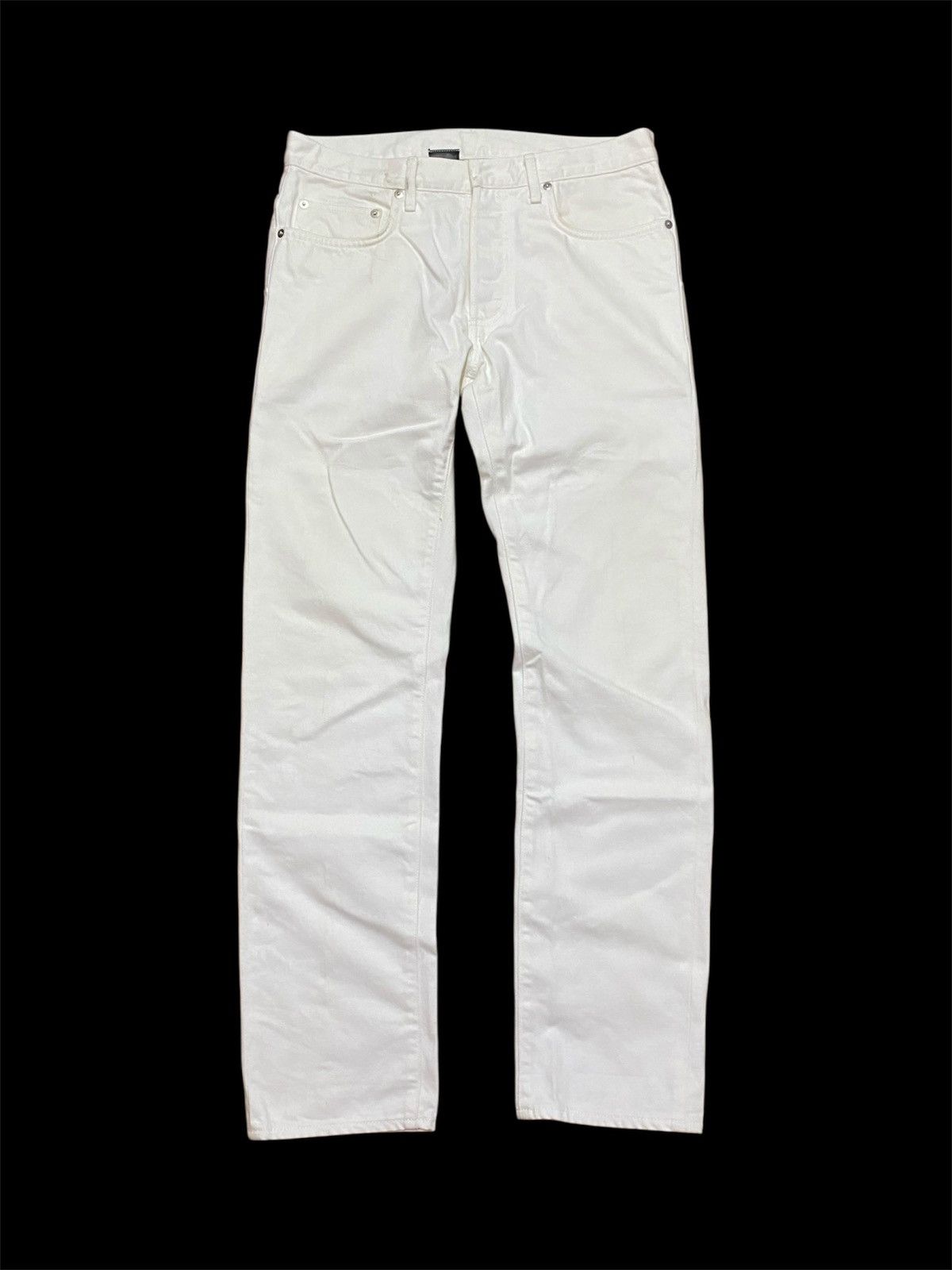 Designer × Dior SS06 Dior Homme White Denim Jeans | Grailed