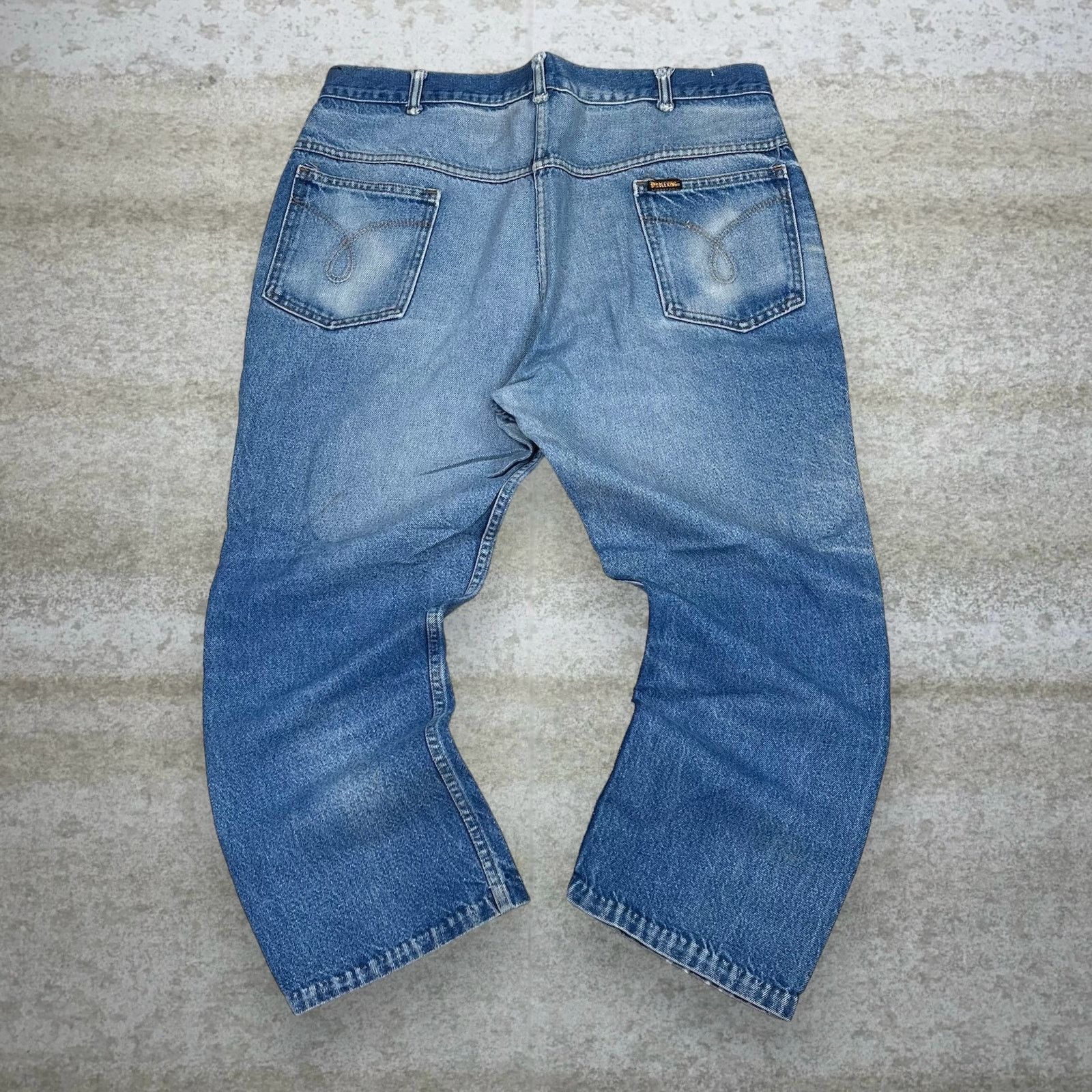 Vintage Vintage Saddle King Jeans Light Wash Work Denim Relaxed 90s ...
