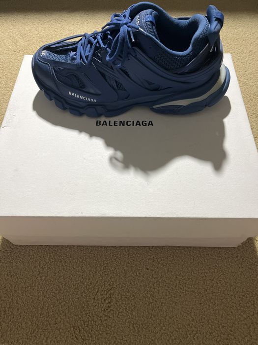 Balenciaga Balenciaga Track LED Navy Blue | Grailed