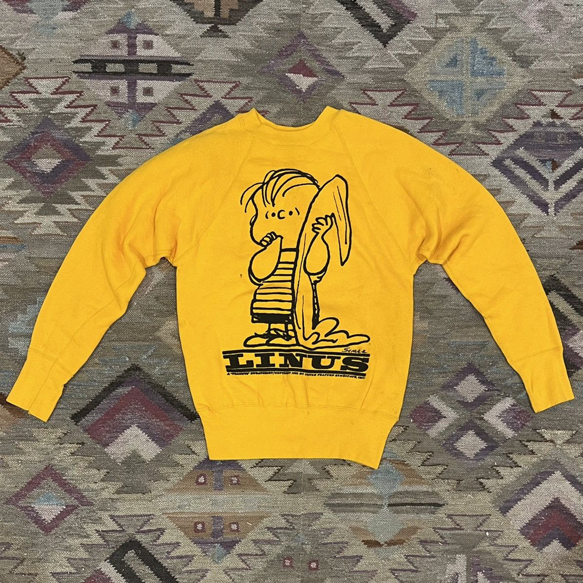 Vintage Vtg 1960s Mayo Spruce Peanuts Linus Crewneck Sweatshirt | Grailed