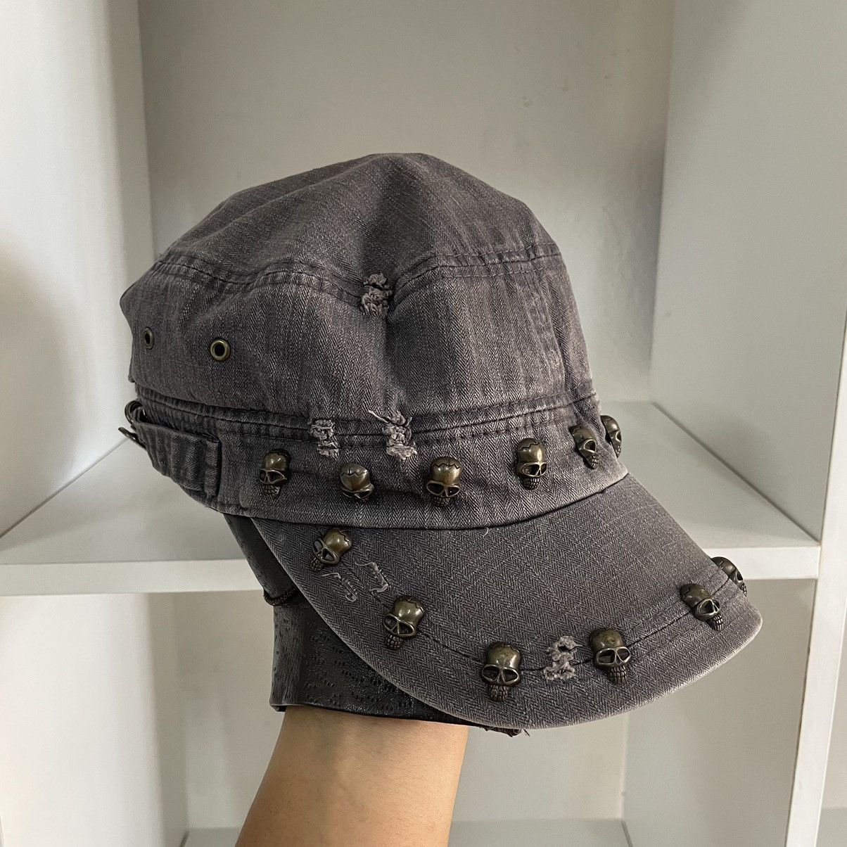 14th Addiction VINTAGE MAD PUNK GOTHIC GOA SKULL DISTRESSED FADED STYLE ...