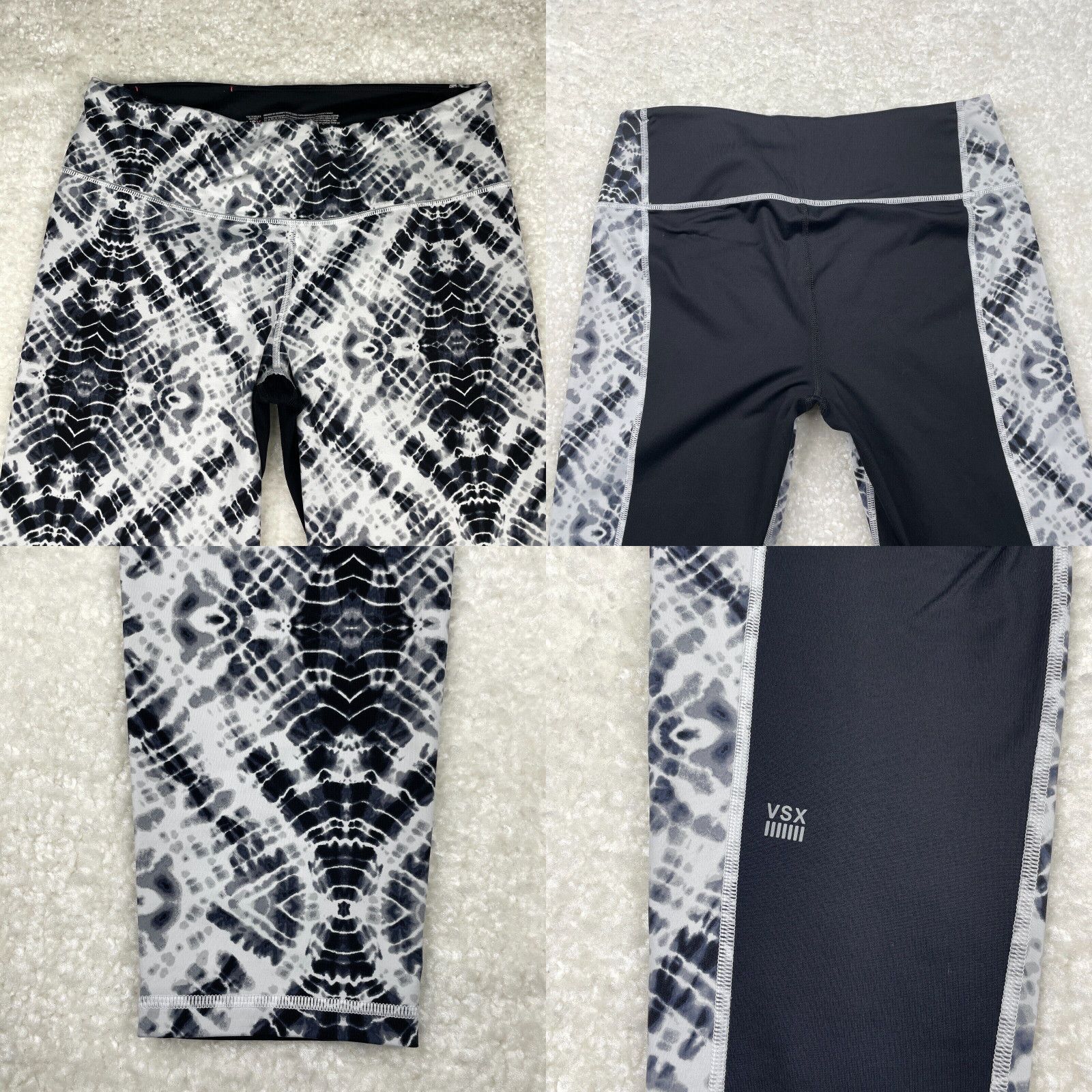 Victoria's Secret Victoria's Secret Sport Knockout Capri Black White ...