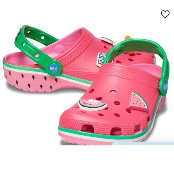 Crocs Crocs x Jolly Rancher Limited Edition pink size 8w / 6m | Grailed