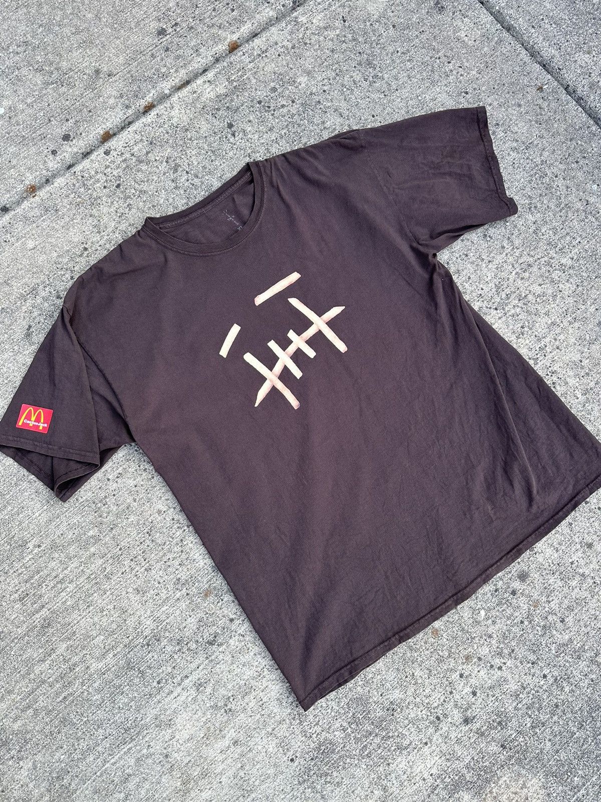 Travis Scott Travis Scott Mcdonalds Fry T-Shirt | Grailed