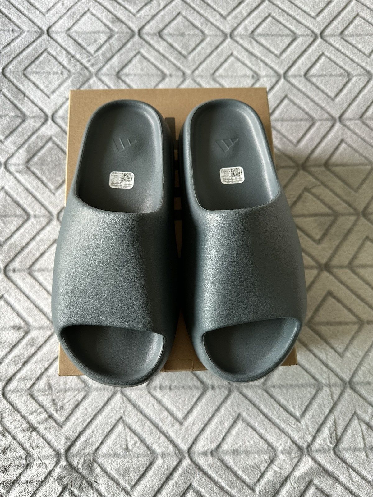 Adidas × Kanye West YZY SLIDE Slate Marine | Grailed
