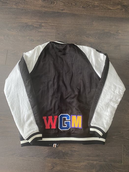 Bape Bape WGM Varsity Jacket | Grailed