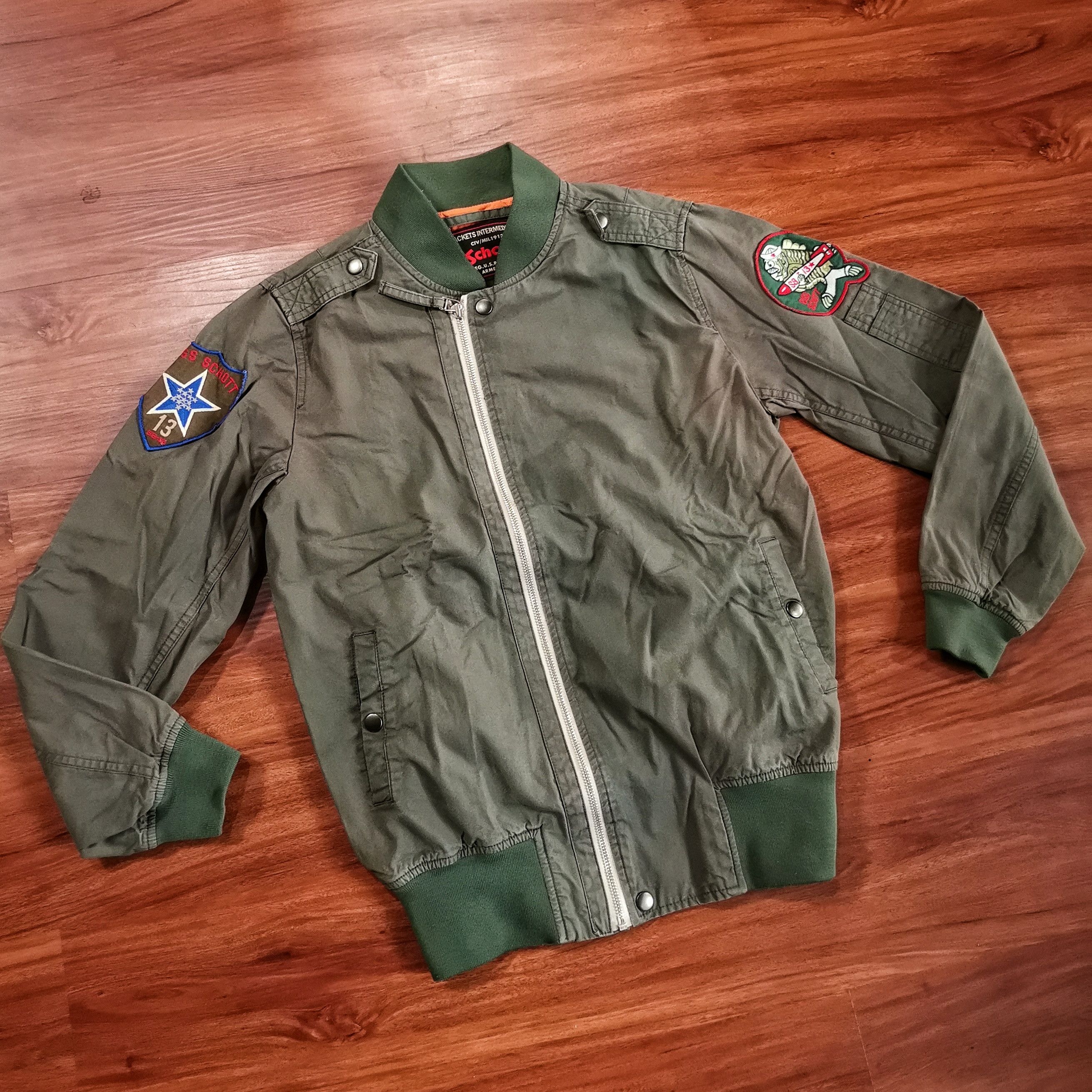 Bomber Jacket × Schott Cinquanta Jacket Type A-2 Bomber Jacket Original ...