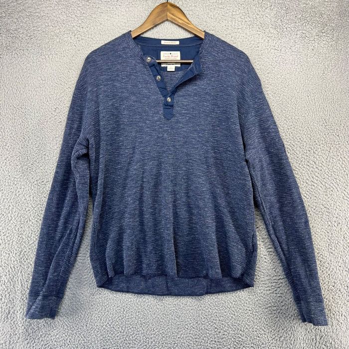 Lucky Brand Lucky Brand Thermal Henley Shirt Men's large Blue Lived In ... Lucky Brand Lucky Brand Thermal Henley Shirt Men's large Blue Lived In ...