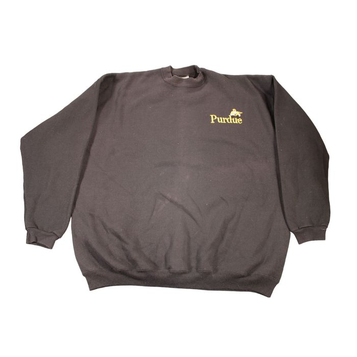 Hanes Vintage 90's Hanes Purdue Embroidered Pullover Sweater | Grailed