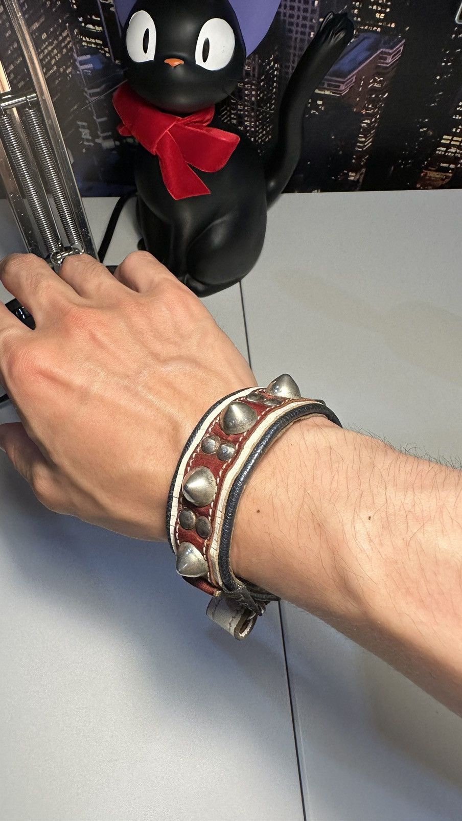 KMRii KMRII Wine Studded Punk Bracelet | Grailed