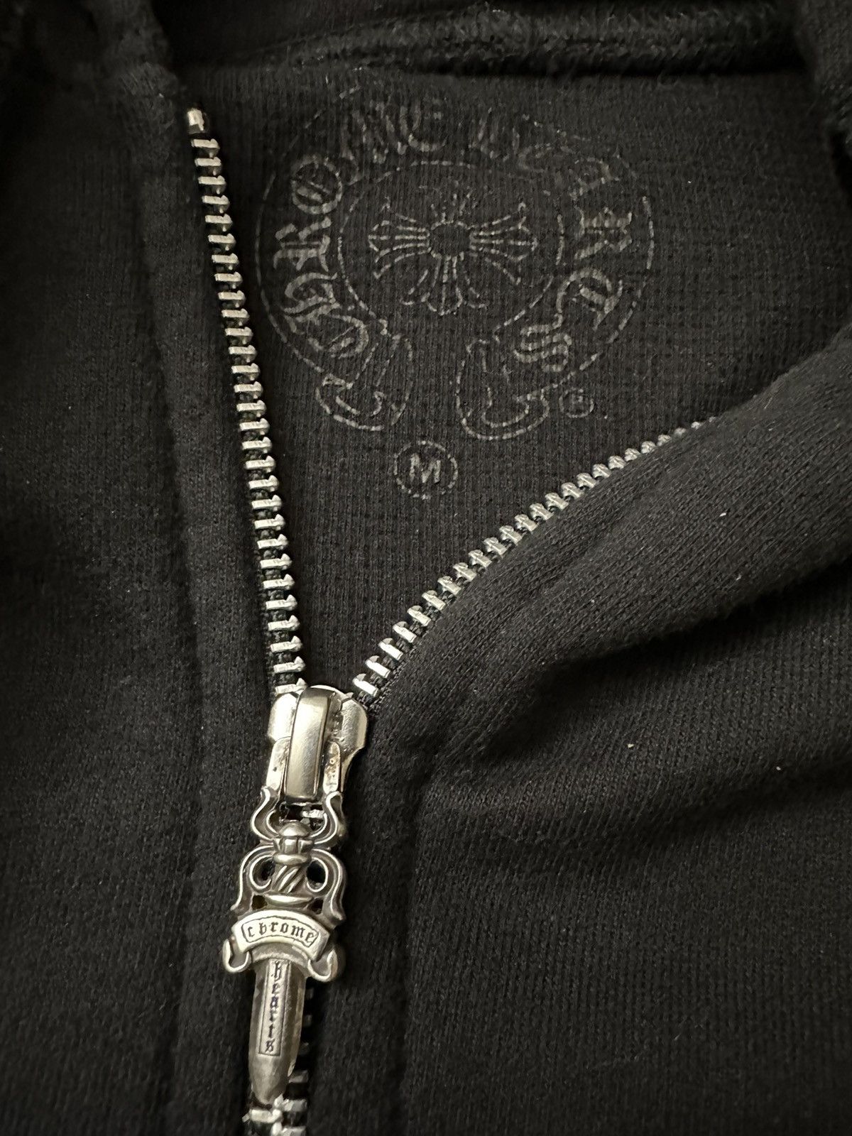 Chrome Hearts Chrome Hearts Red Horseshoe Zip- Up Hoodie | Grailed