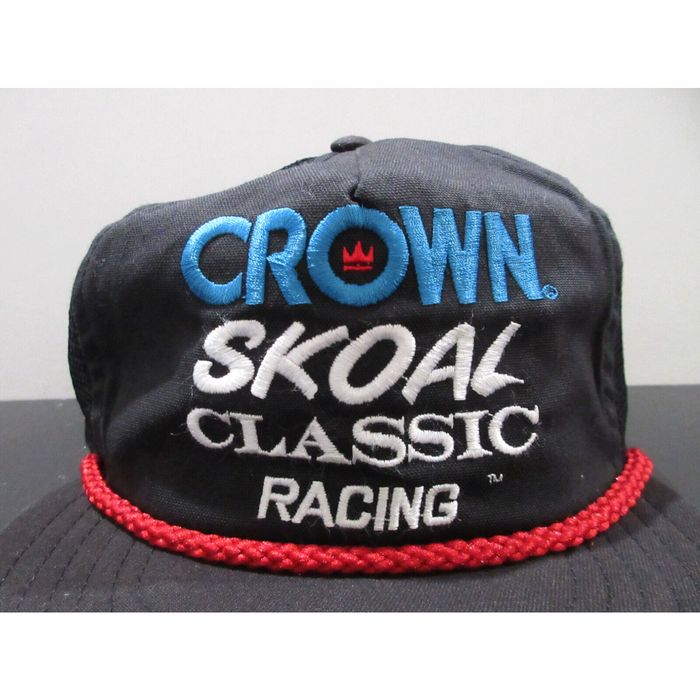 NASCAR VINTAGE Nascar Hat Cap Snap Back Black Crown Skoal Classic ...