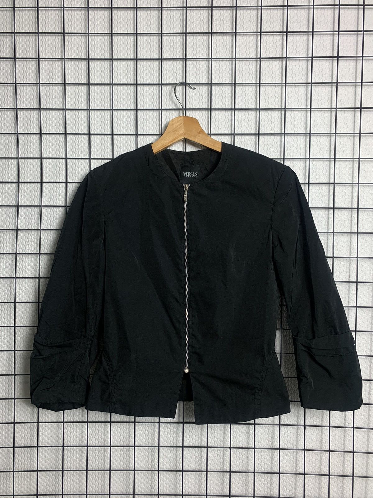 Versus Versace Versus Versace vintage nylon vintage jacket boxy sleeves ...