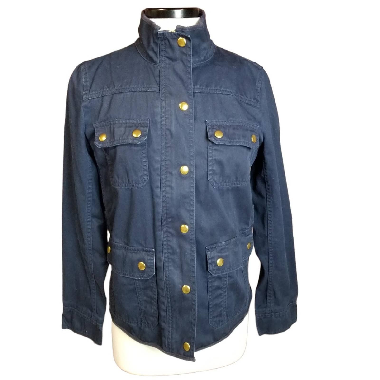 J.Crew J. Crew Jacket Navy Relaxed Boyfriend Field Jacket Small | Grailed