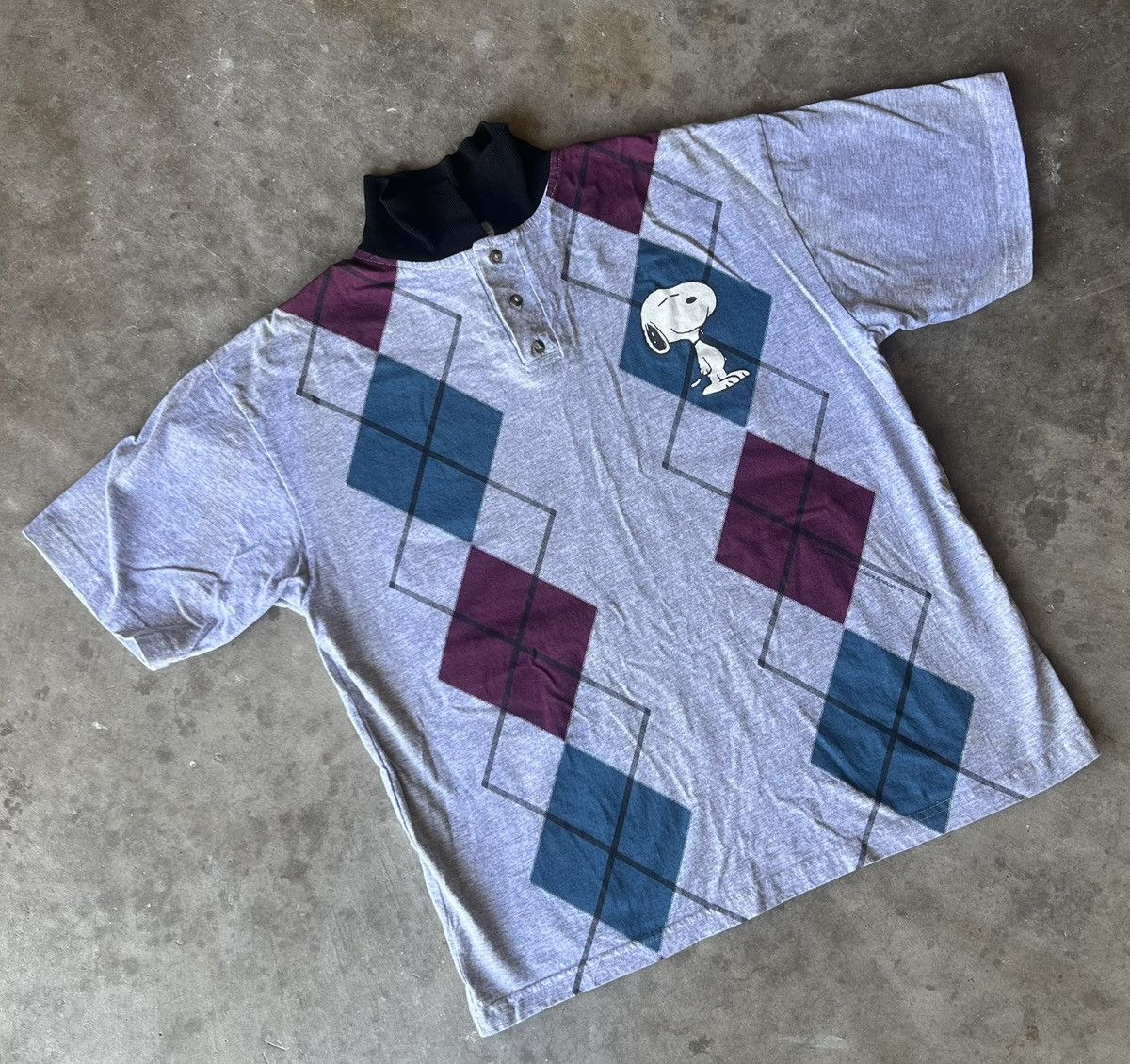 Peanuts × Streetwear × Vintage Snoopy Polo Shirt | Grailed
