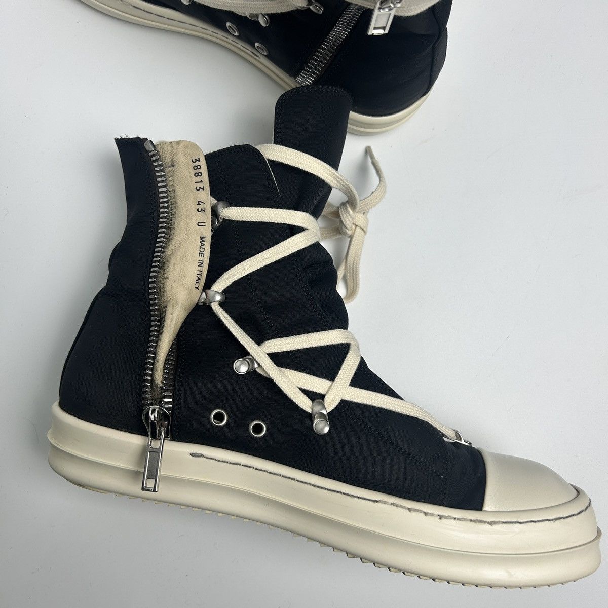 Rick Owens Rick owens Hexagram Ramones High | Grailed