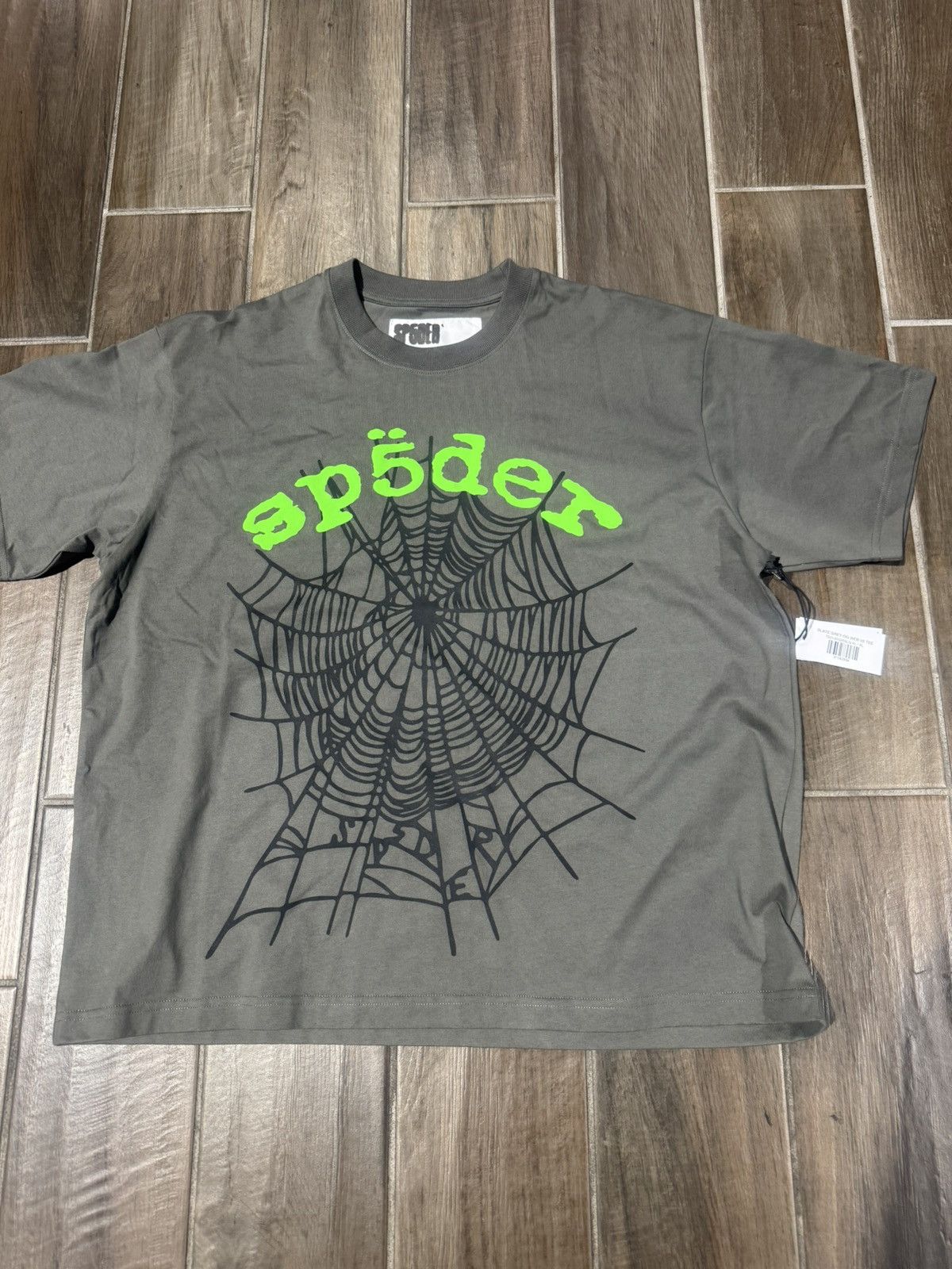 Sp5der Sp5der OG Web V2 TEE SLATE GREY | Grailed