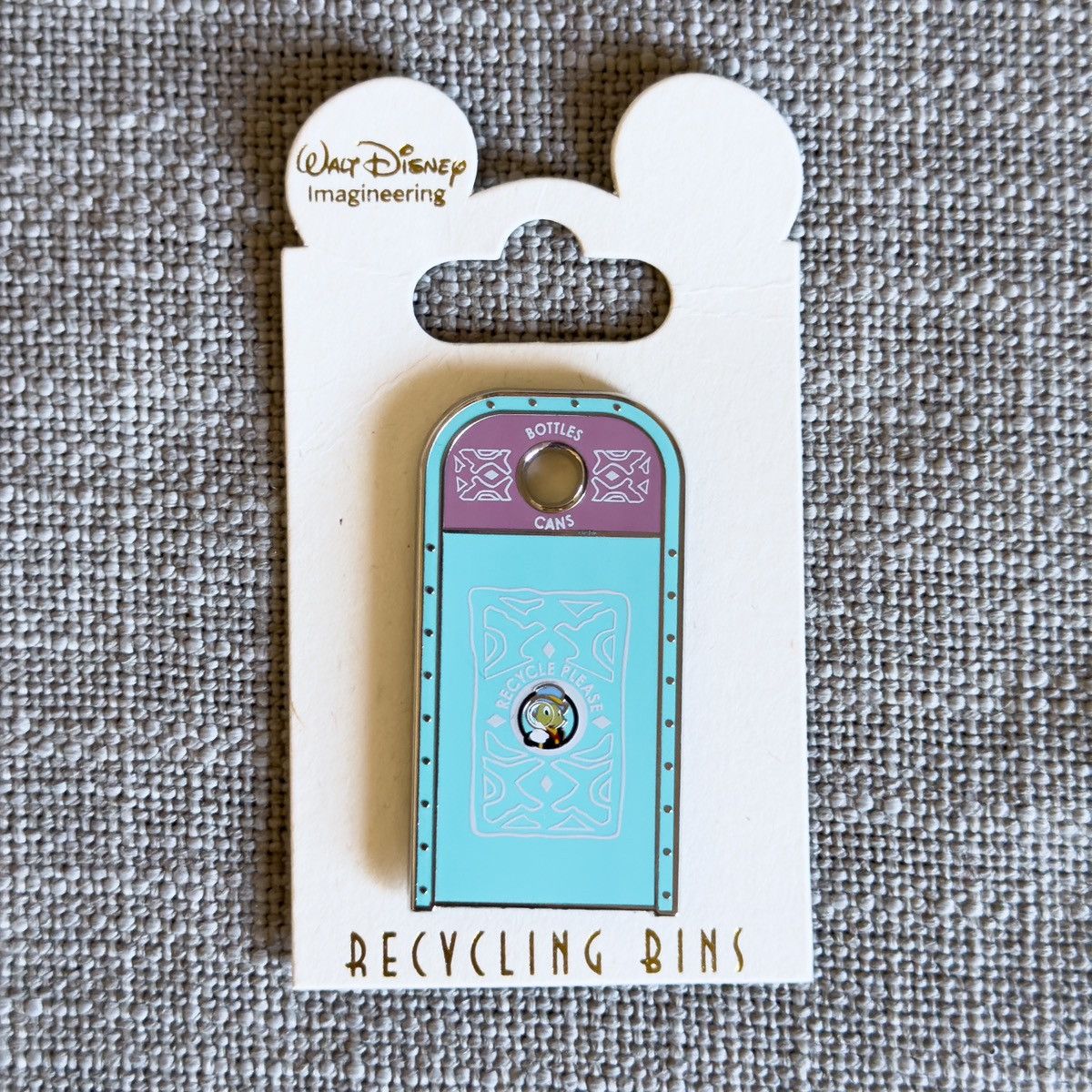 Disney WDI Disneyland Recycling Bins Collection Adventureland Pin | Grailed