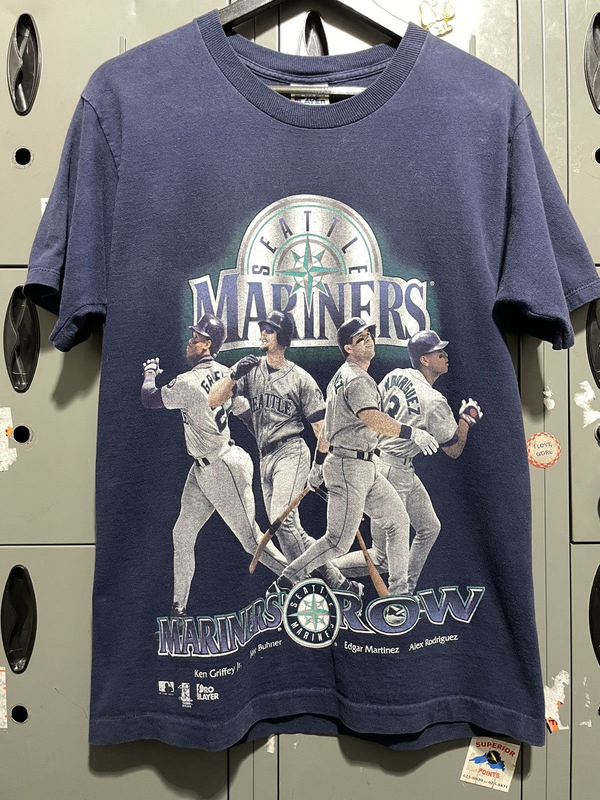 MLB × Pro Player × Vintage 1997 Seattle Mariners Row Griffey Jr Alex ...