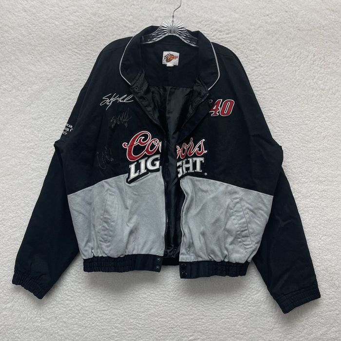 NASCAR Vintage Sterling Marlin Signed Autographed NASCAR Jacket XL Mens ...