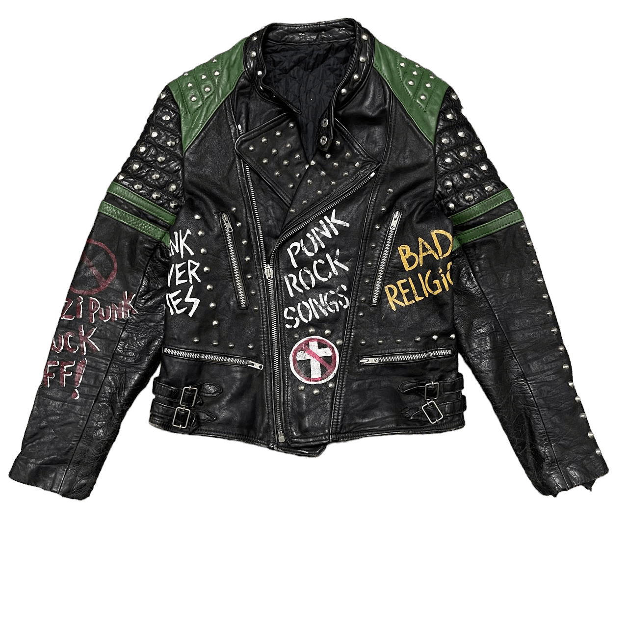 Seditionaries Vtg 70's Nazi Punk Rock Studded Double Collar Leather ...