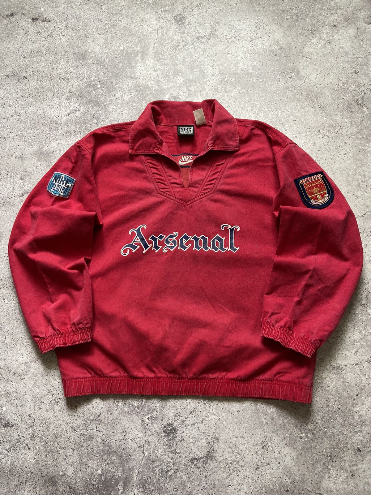 Nike Very Rare Vintage 90s Arsenal Nike Premier Jacket | Grailed