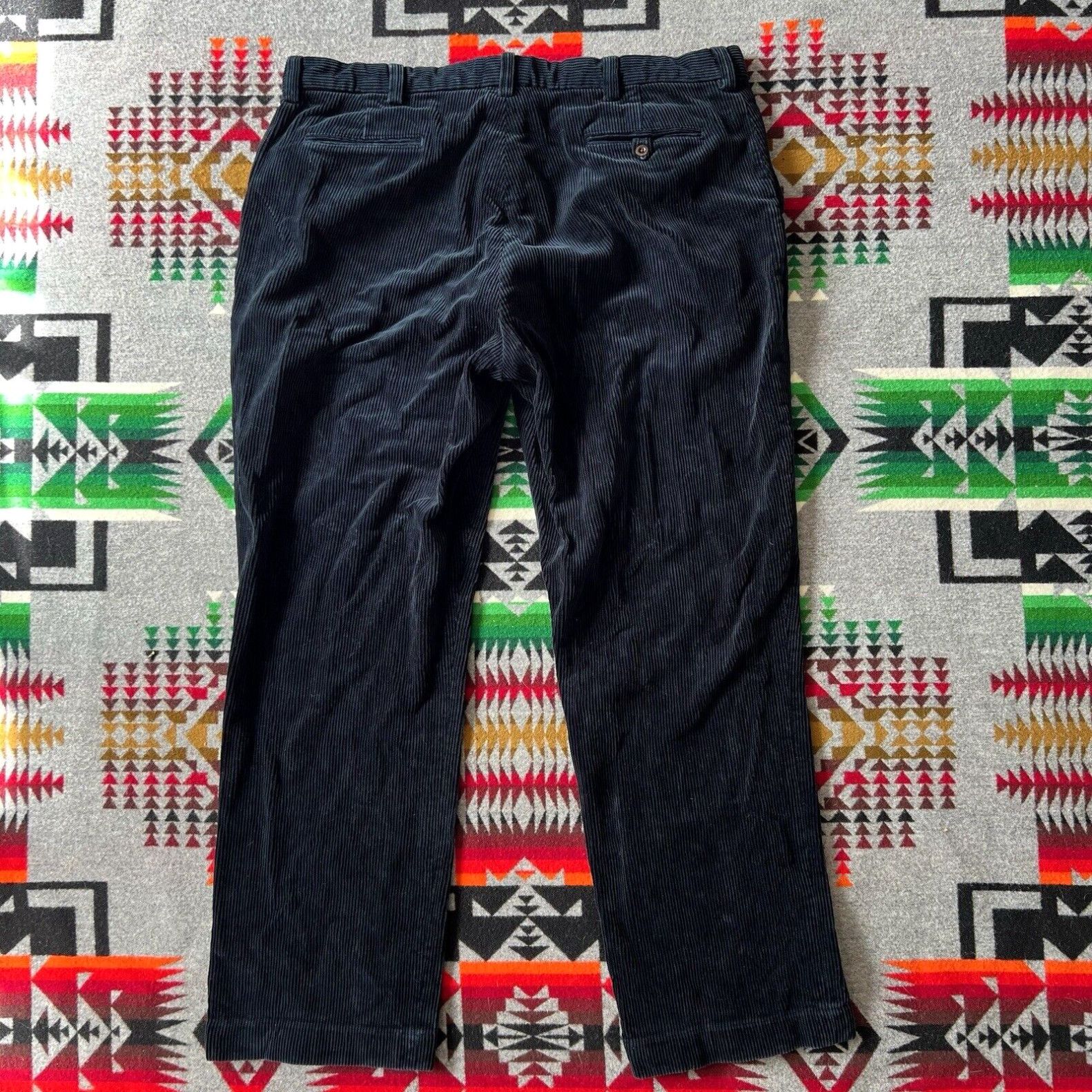 Polo Ralph Lauren Vintage Polo Ralph Lauren Corduroy Pants Men’s Size 42x32 Blue Pleated B7 ...