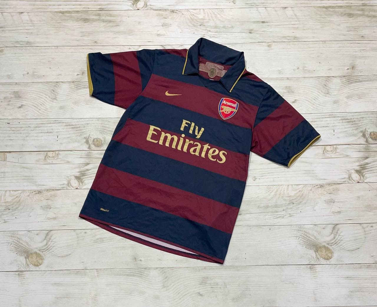 Nike × Soccer Jersey × Vintage Nike Arsenal 2007 2008 Third Football ...