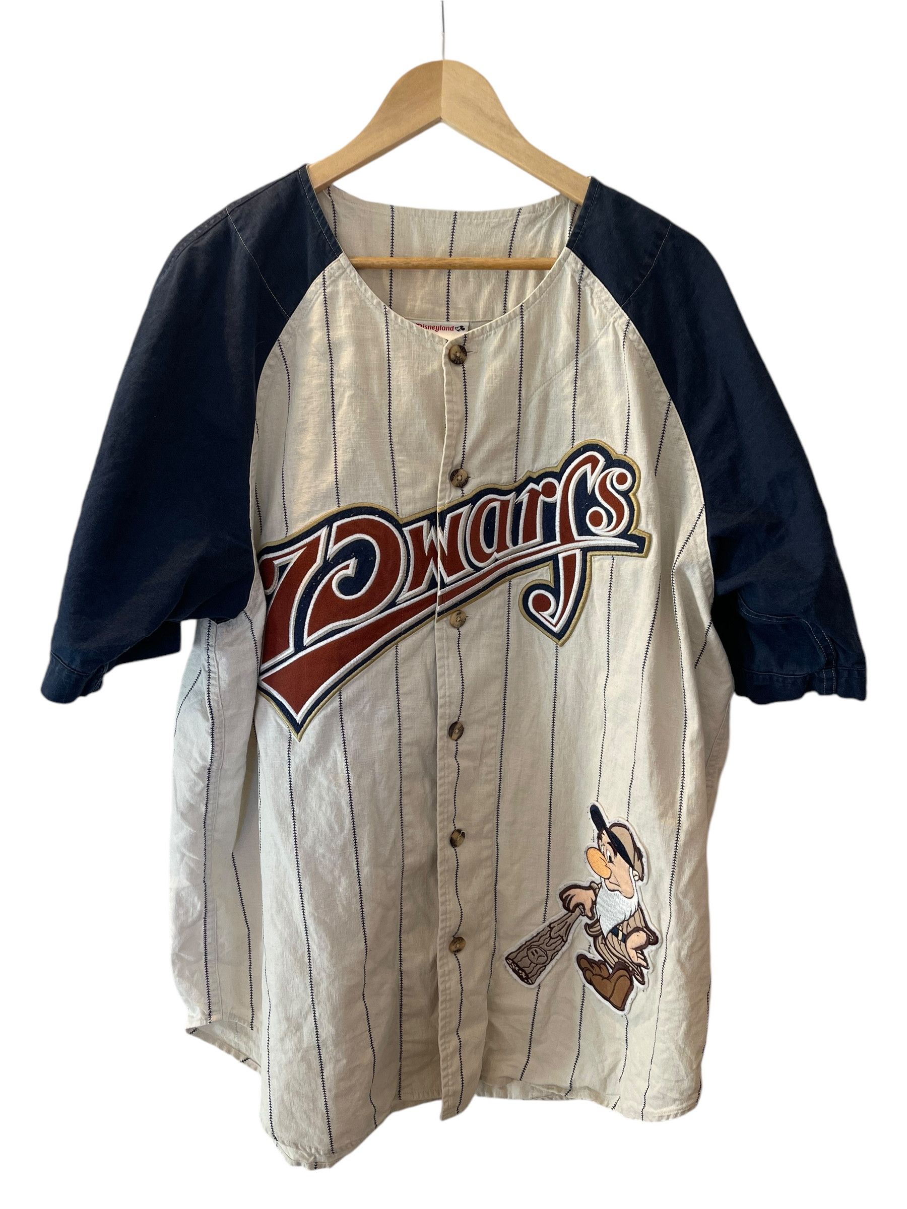 Disney × Vintage Vintage 90s Disneyland Grumpy Baseball Jersey | Grailed