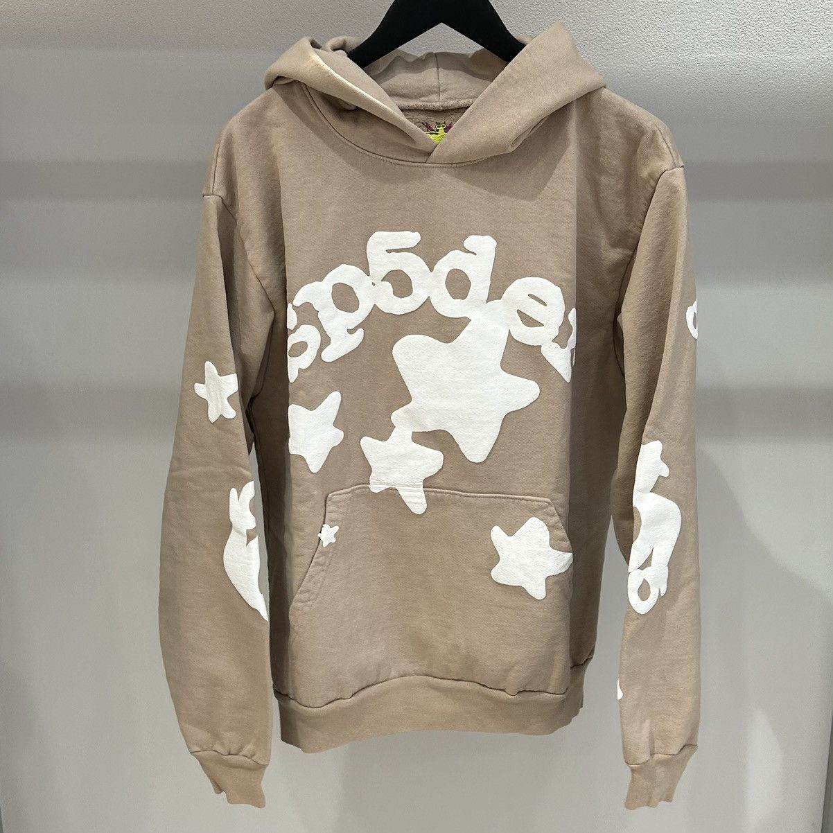 Spider Worldwide Sp5der Beluga Hoodie Sand | Grailed