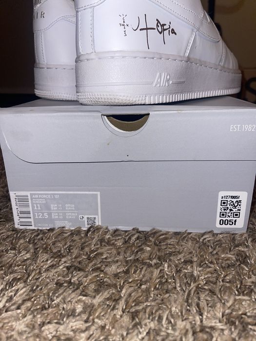 Nike Travis Scott Utopia Air Force 1 | Grailed