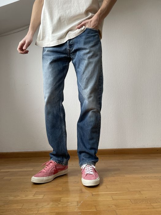 Vintage LEVIS 501 Jeans Vintage Wash Blue Denim 90s A7777 | Grailed