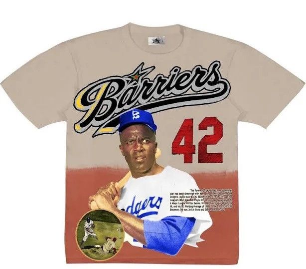 Barriers Barriers Jackie Robinson Tee | Grailed